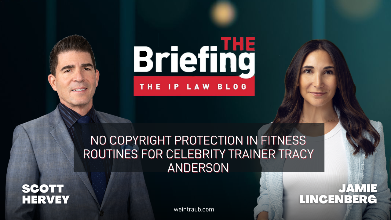 No Copyright Protection in Fitness Routines for Celebrity Trainer Tracy ...